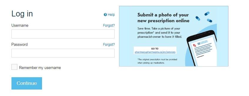 Mon Dossier Pharma Pharmaprix login and sign up - mydoctors.info